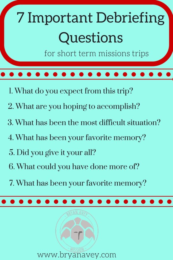 bryanavey – Important Debriefing Questions